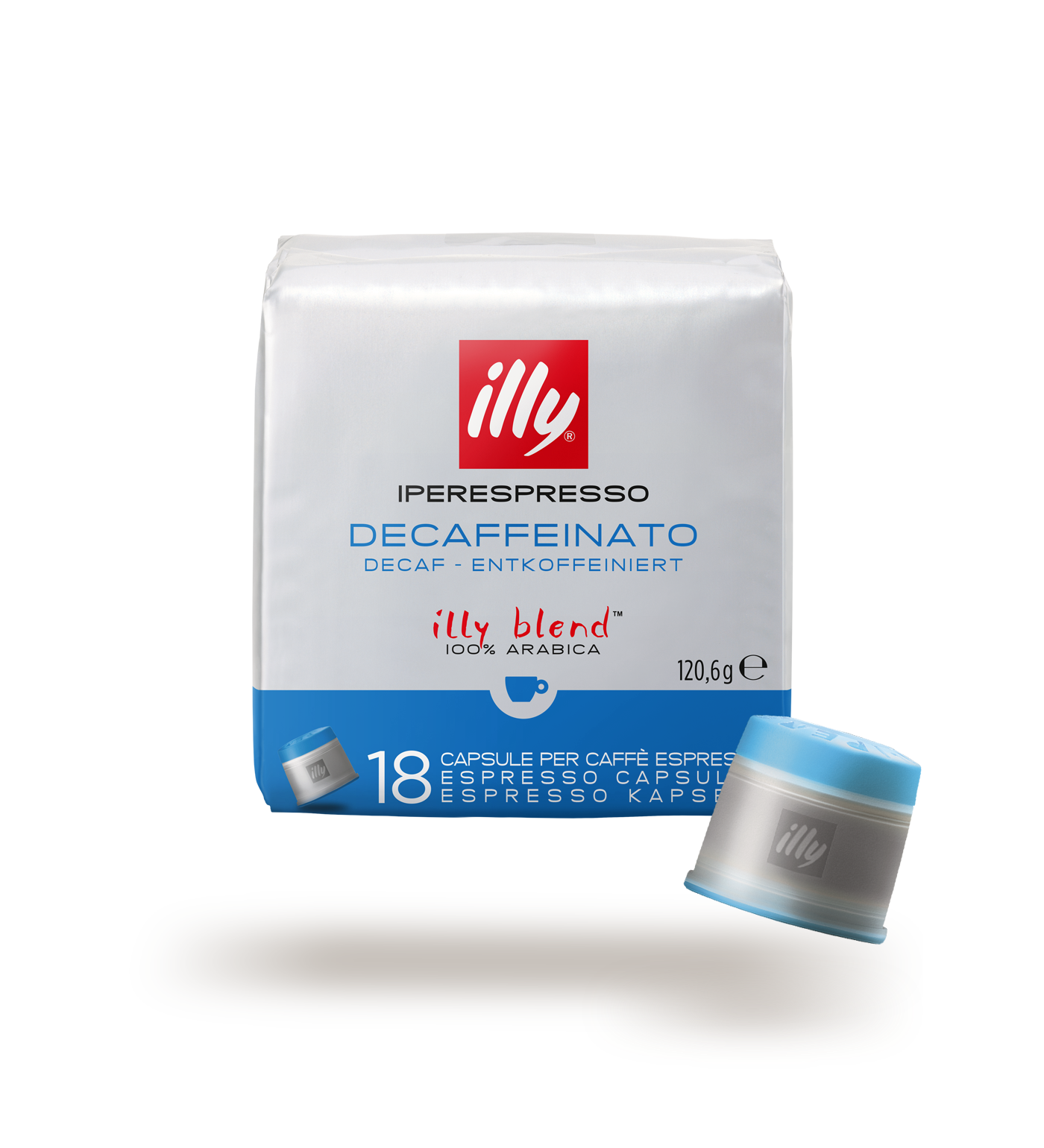 Scopri 18 Capsule Illy iperespresso arabica Decaffeinato – Cialdein.com