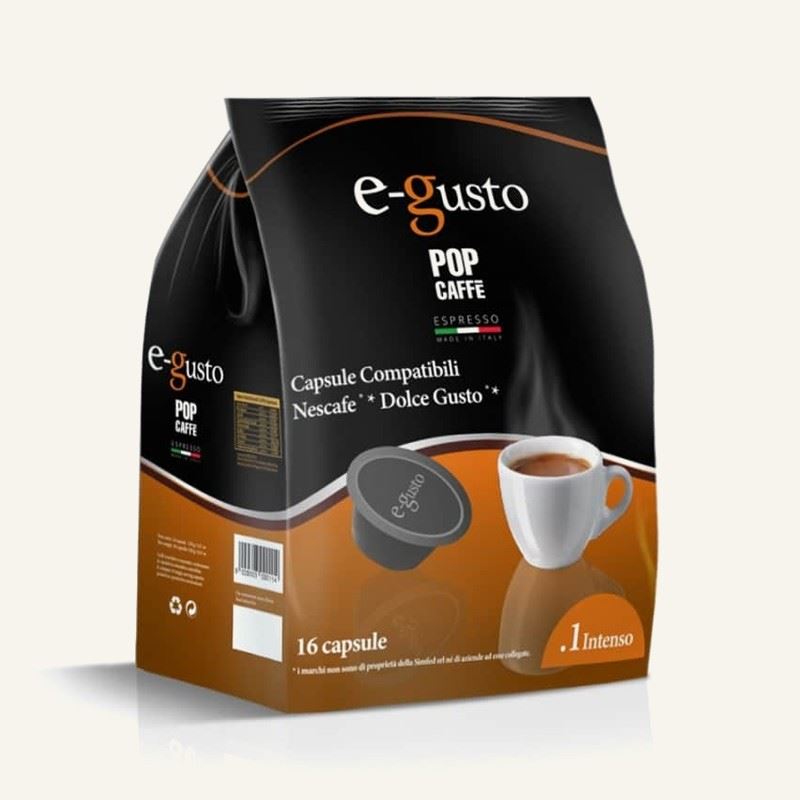 Scopri 100 Capsule Pop E-tuo .1 intenso compatibili con Lui Caffè – Cialdein.com