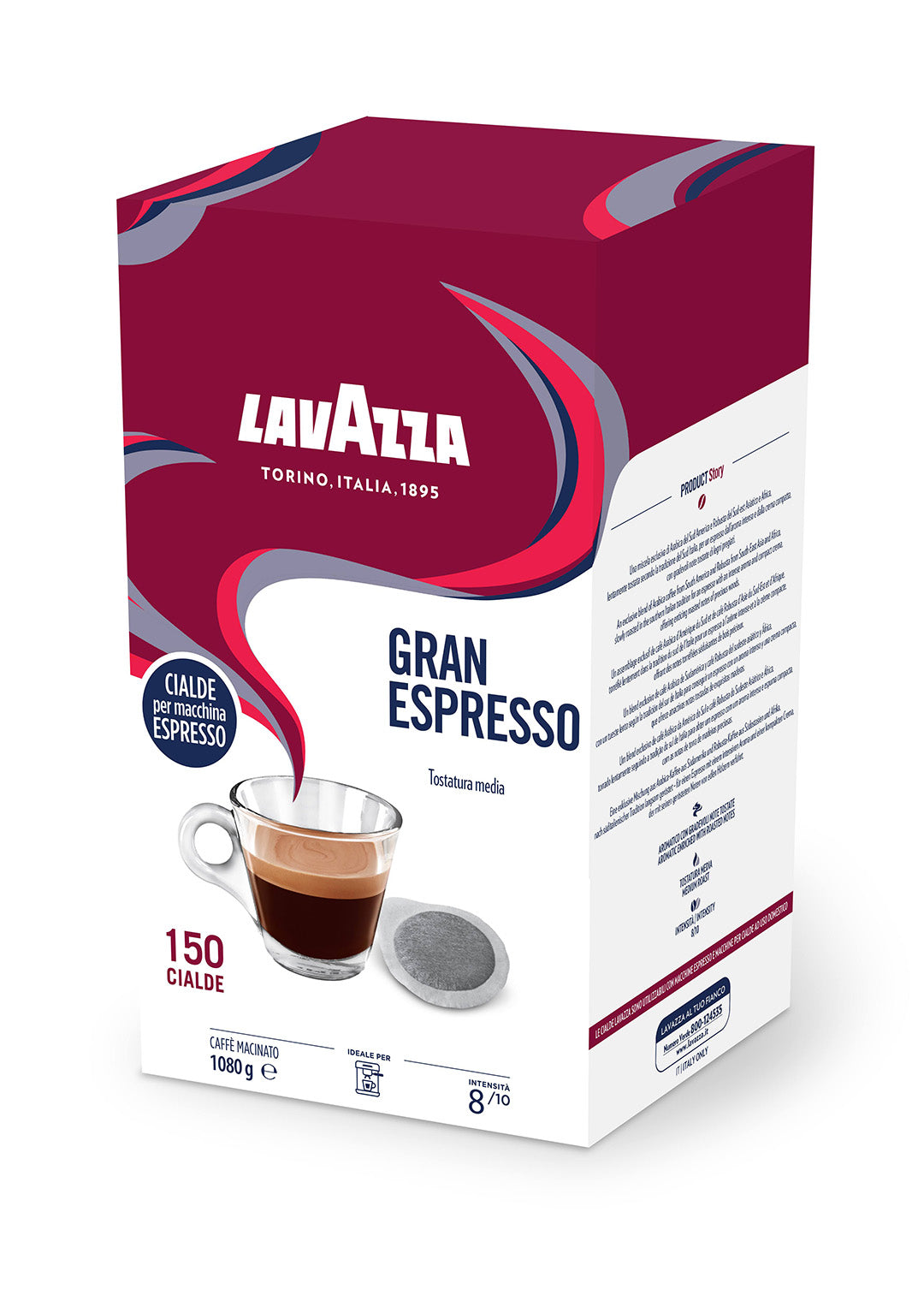 Scopri 150 Cialde 44mm gran espresso – Cialdein.com